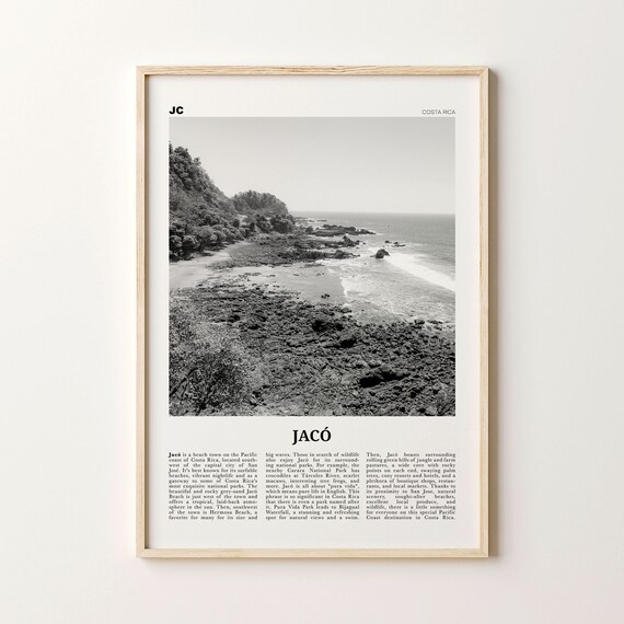 Jaco Print Black and White Jaco Wall Art Jaco Poster Jaco | Etsy