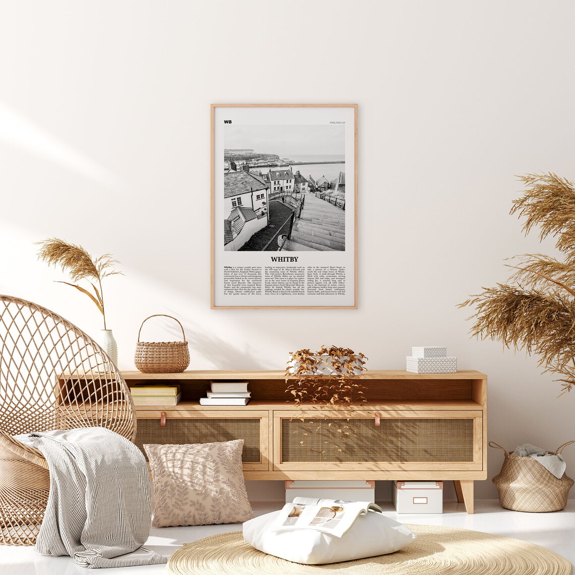 Whitby Print Black and White Whitby Wall Art Whitby Poster | Etsy