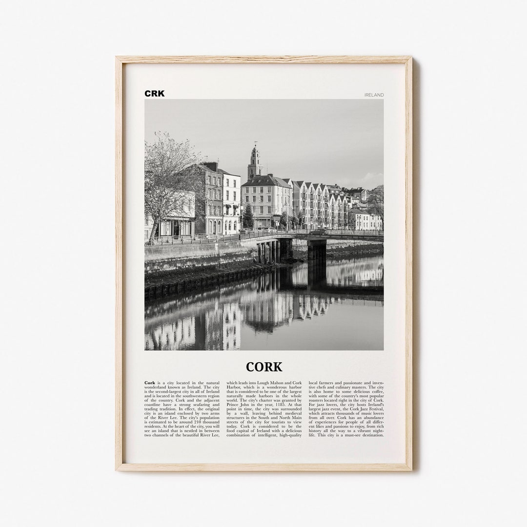 Cork Print Black and White, Cork Wall Art, Cork Poster, Cork Photo ...