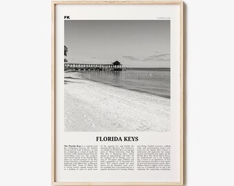 Florida Keys Map Art - Etsy