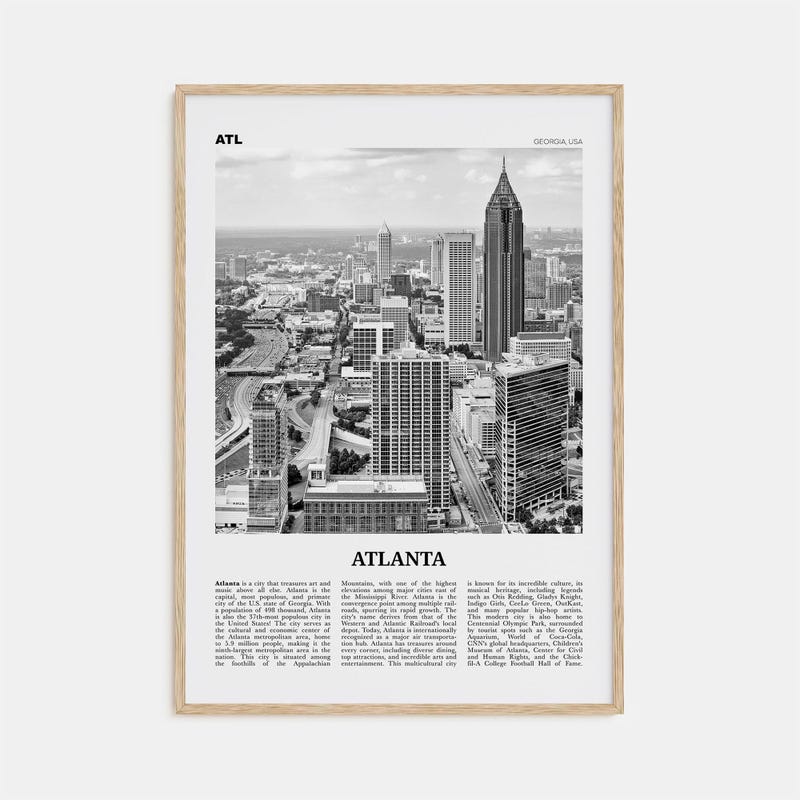 Atlanta Print - Etsy