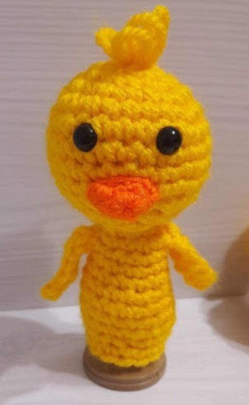 Crochet Little Duck Finger Puppet PDF Pattern Amigurumi - Etsy