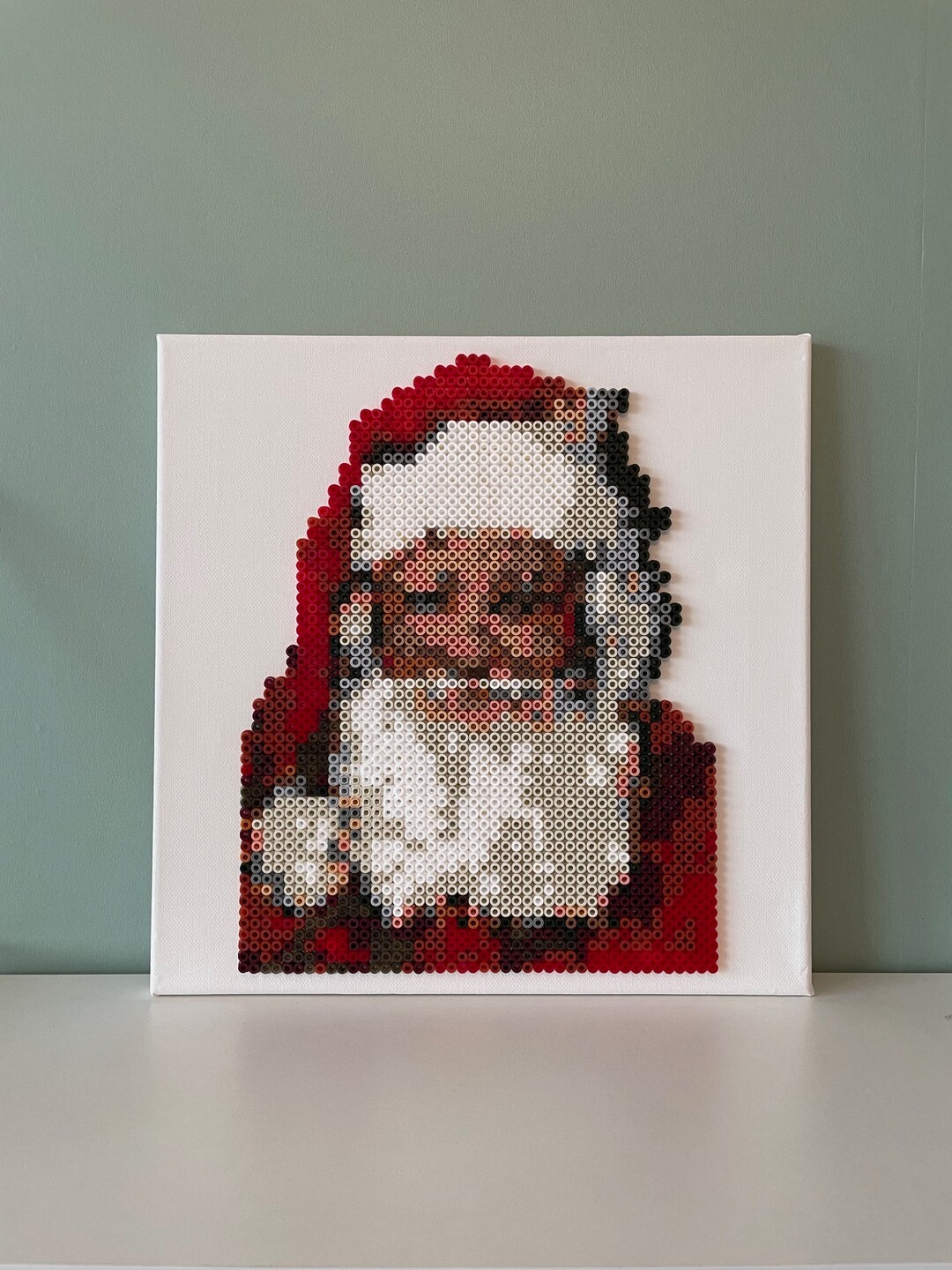 Santa Claus Pattern, PDF, Perler Bead Pattern, Hama Bead Pattern, Fuse ...