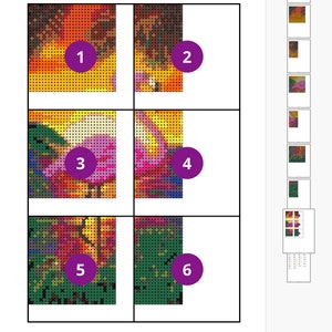 Sunset Bead Pattern, Perler Bead Pattern, Pdf, Hama Bead Pattern, Pixel ...
