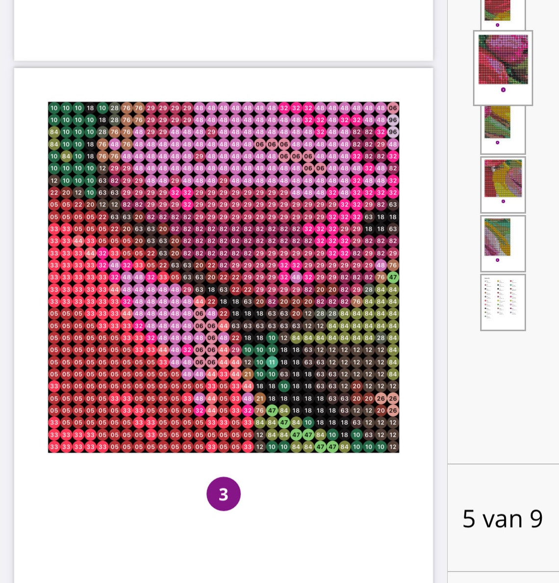 Tulips Bead Pattern, Perler Bead Pattern, Pdf Pattern, Hama Bead ...