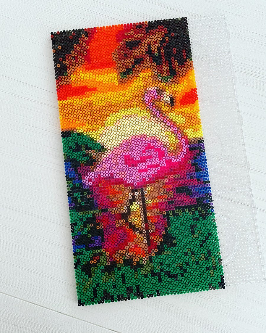 Sunset Bead Pattern, Perler Bead Pattern, Pdf, Hama Bead Pattern, Pixel ...