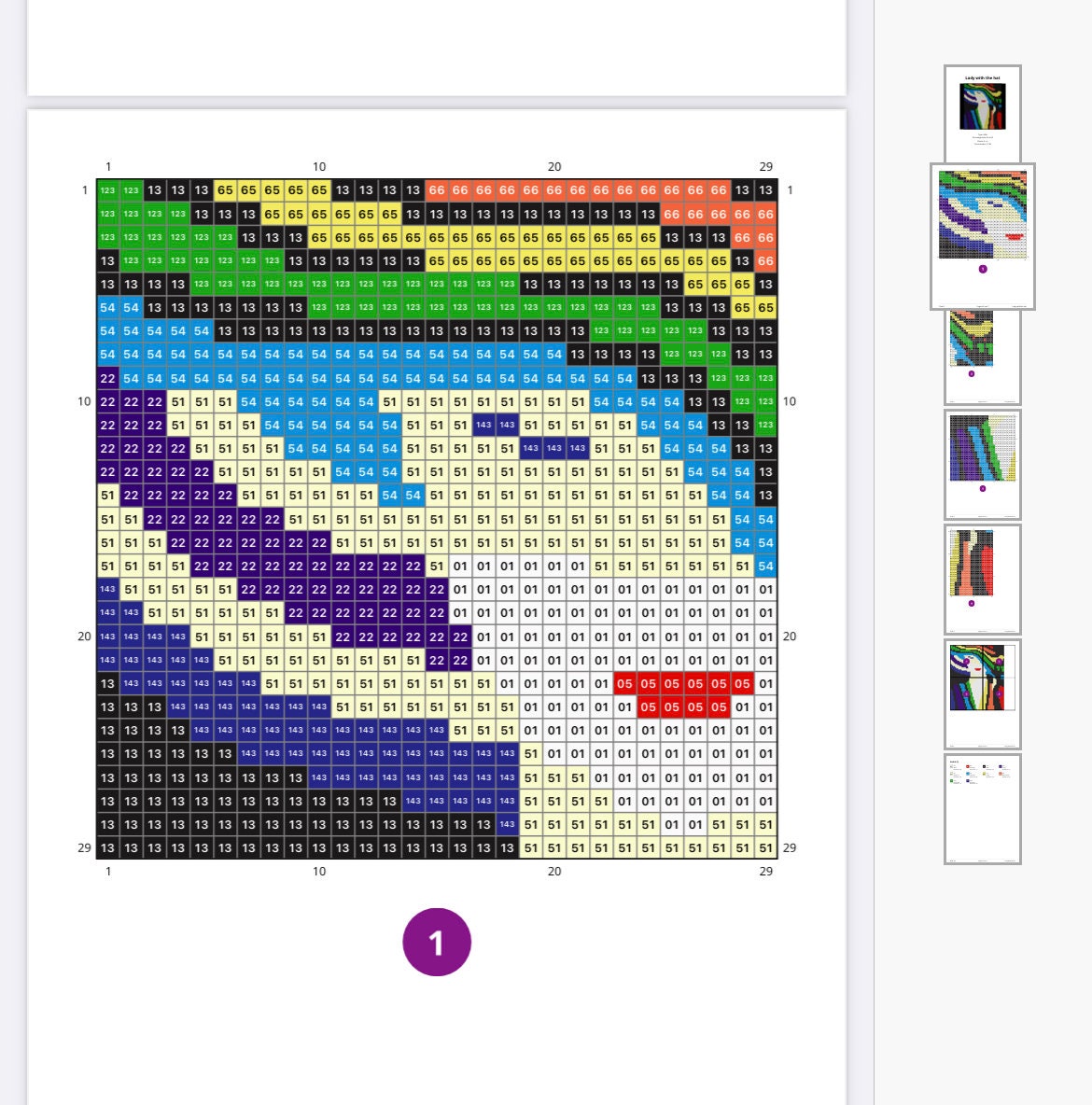 Perler Bead Pattern, Artkal Bead Pattern, Pattern Modern Art, Pixel Art ...