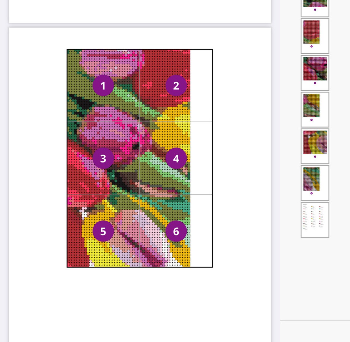 Tulips Bead Pattern, Perler Bead Pattern, Pdf Pattern, Hama Bead ...