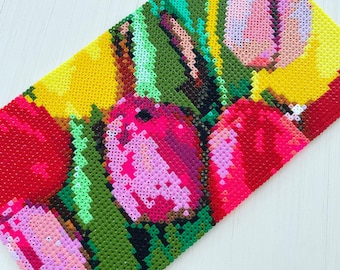Sunset Bead Pattern, Perler Bead Pattern, Pdf, Hama Bead Pattern, Pixel ...