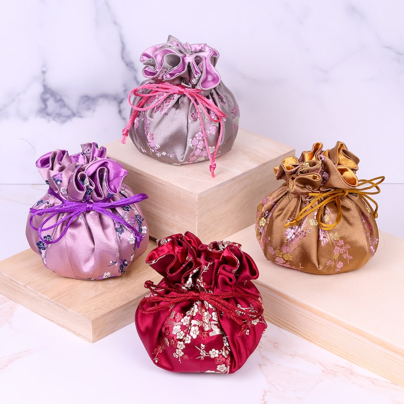 Silk Mini Jewelry Pouches - Etsy