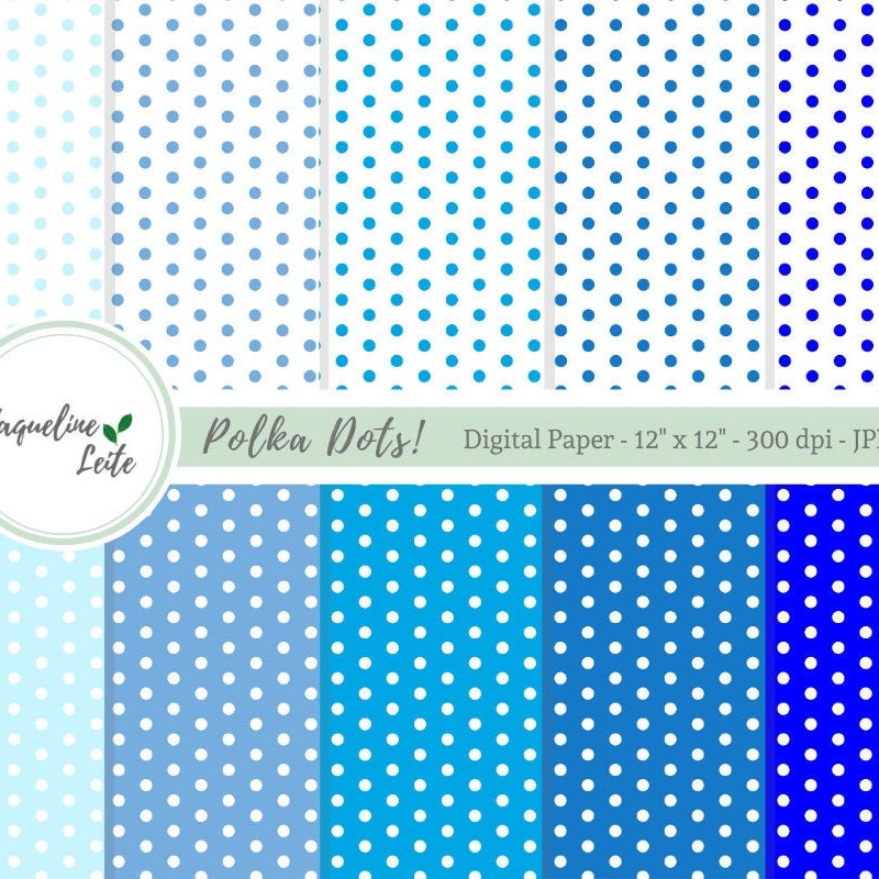 Scrapbook Polka Dots - Etsy