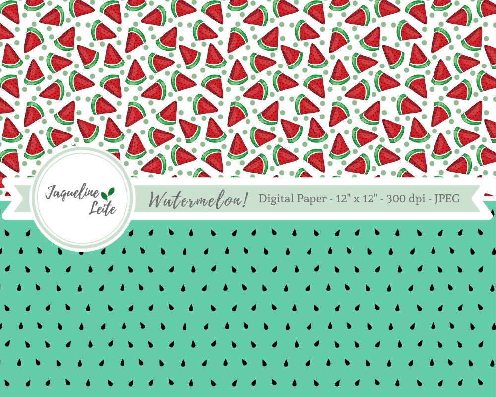 Watermelon, Digital Papers,melancia,anguria,scrapbooking Papers,fruit ...