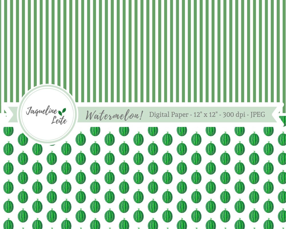 Watermelon, Digital Papers,melancia,anguria,scrapbooking Papers,fruit ...