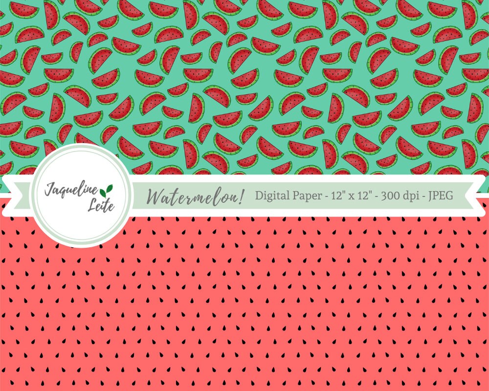 Watermelon, Digital Papers,melancia,anguria,scrapbooking Papers,fruit ...