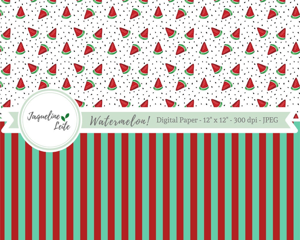 Watermelon, Digital Papers,melancia,anguria,scrapbooking Papers,fruit ...