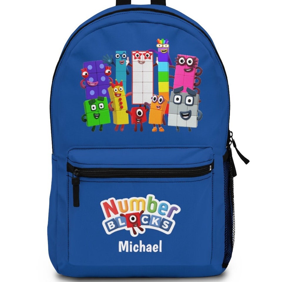 Personalized Numberblocks School Backpack sold by Pink Prohibitive ...