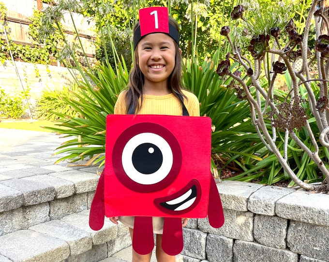 Numberblock One Costume, Halloween Costume, Birthday Costume ...