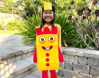 Numberblocks Pin Button - Etsy