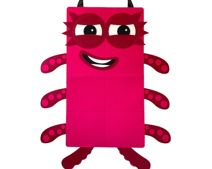 Numberblock Eight Costume, Halloween Costume, Birthday Costume ...