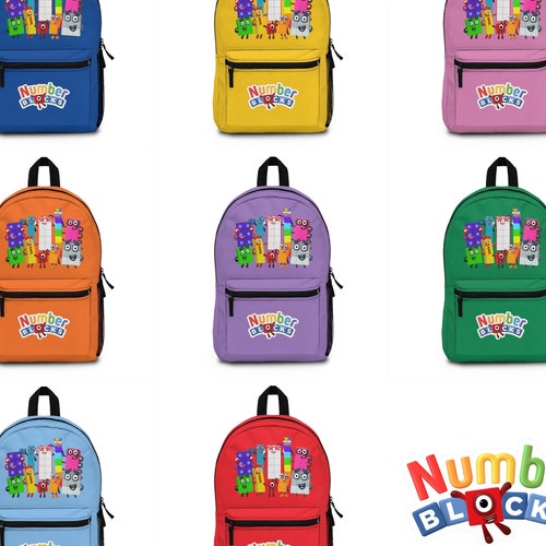 Numberblocks Backpack - Etsy