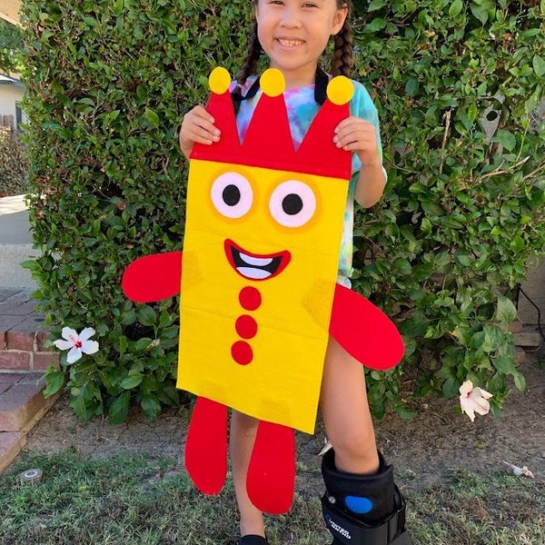 Numberblocks Costume - Etsy