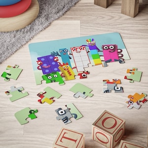 Numberblocks 1-10 Puzzle, 30 Pieces - Etsy