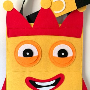 Buy Numberblock Three Costume, Halloween Costume, Birthday Costume ...