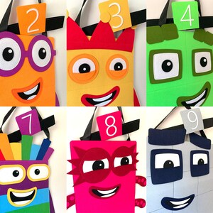 Numberblocks Costume, Halloween Costume, Birthday Costume, Characters 1 ...