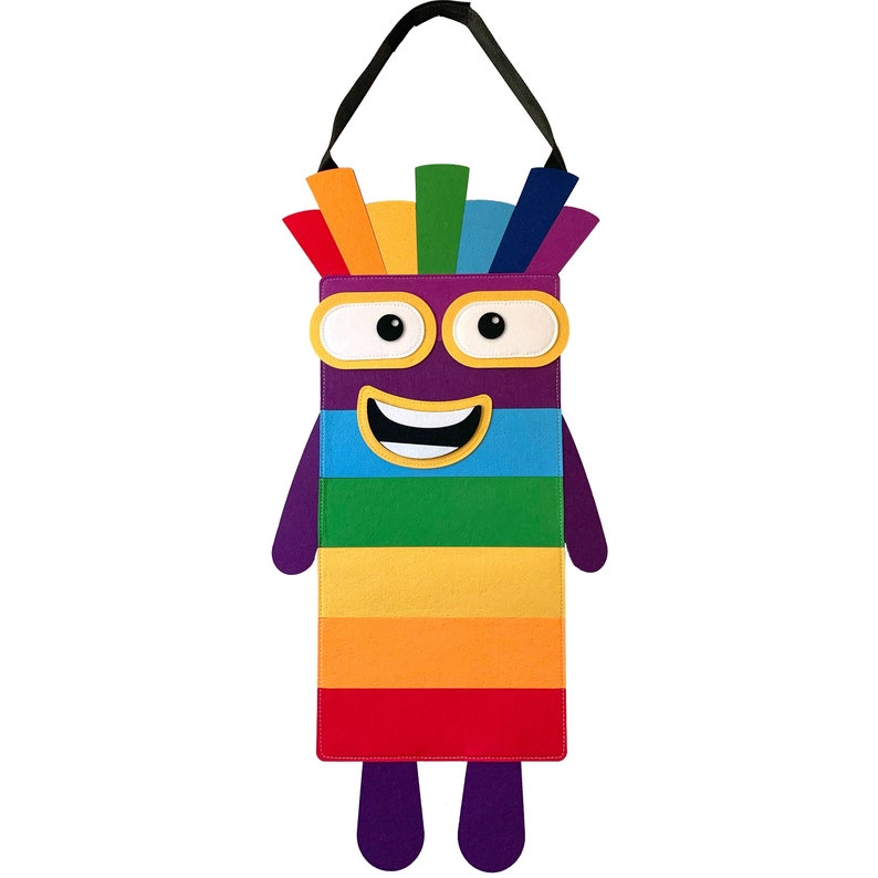 Numberblock Seven Costume, Halloween Costume, Birthday Costume ...