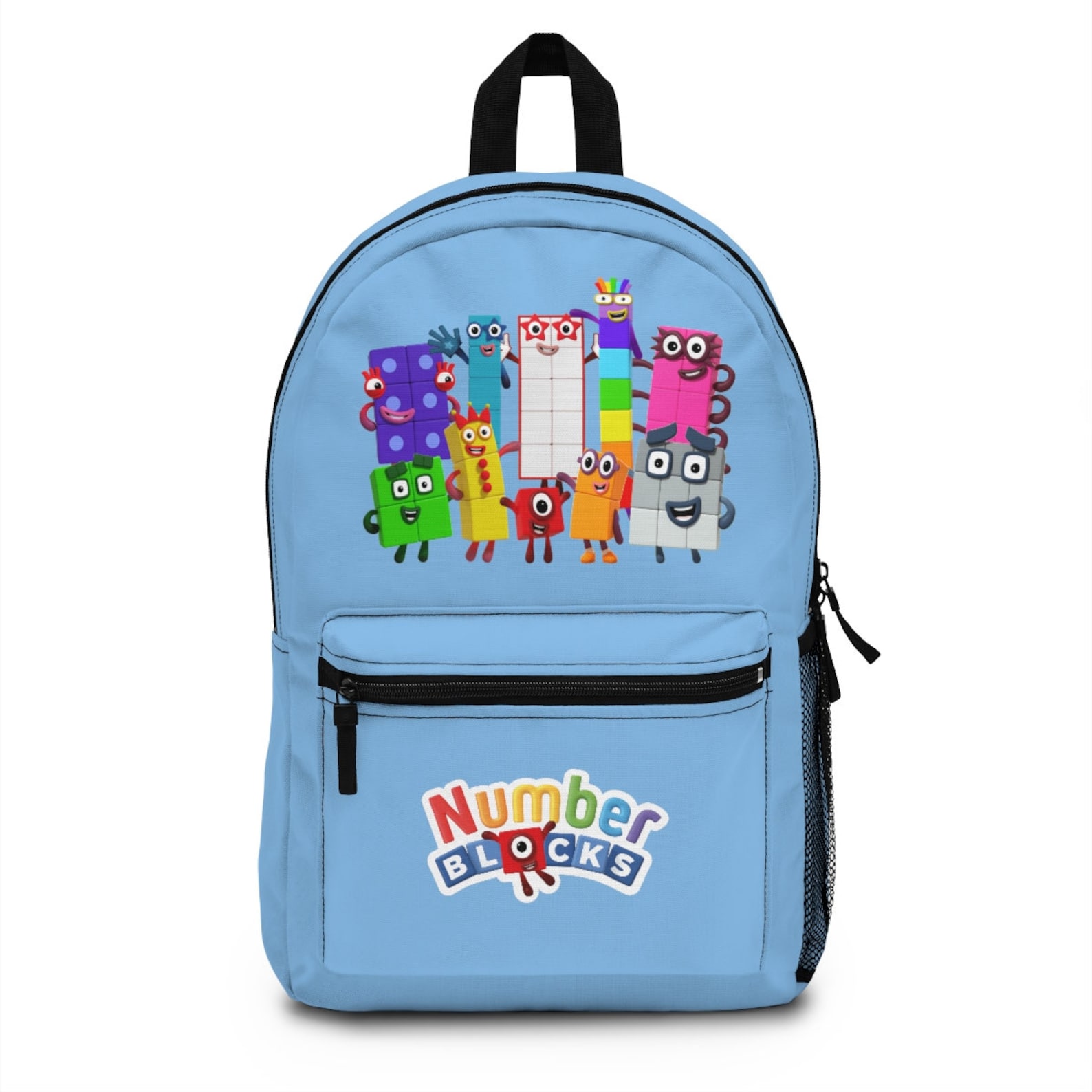 Numberblocks School Backpack (8 Color Options!) - Etsy UK