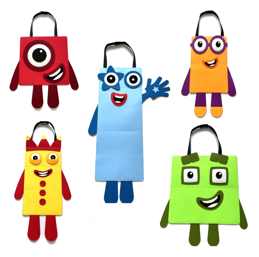 Numberblocks Costume, Halloween Costume, Birthday Costume, Characters 1 ...