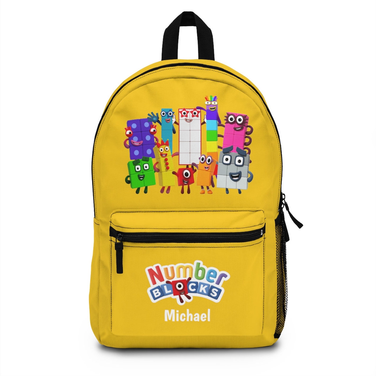 Personalized Numberblocks School Backpack (8 Color Options!) - Etsy