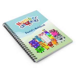 Personalized Numberblocks Spiral Notebook - Ruled Line (6" X 8") - Etsy