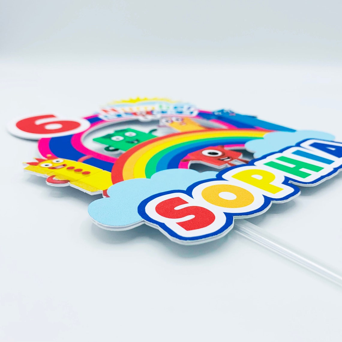 Numberblocks Cake Topper Numberblocks Inspired Cake Topper - Etsy Canada