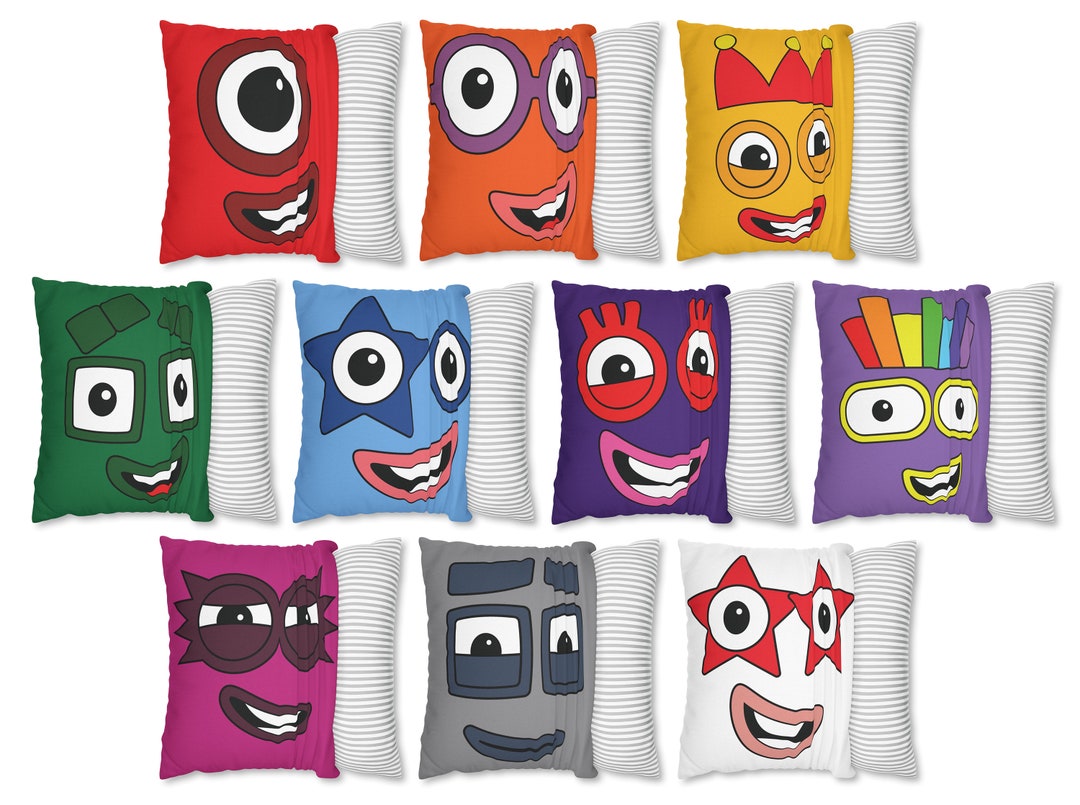 Numberblocks Decorative Pillow Cover - Etsy