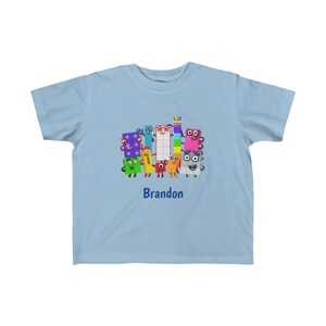Personalized Numberblocks T-shirt, 2T-6T, Custom Numberblocks T-shirt ...