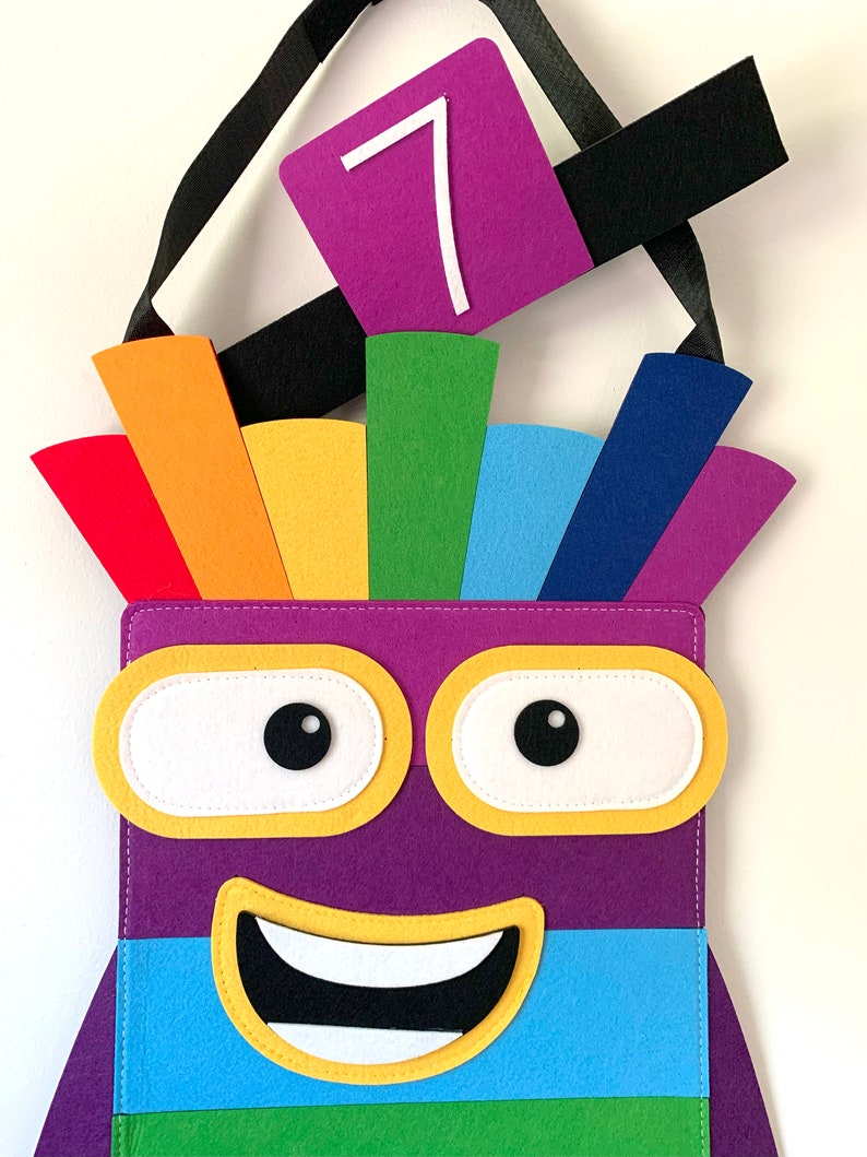 Numberblock Seven Costume, Halloween Costume, Birthday Costume ...