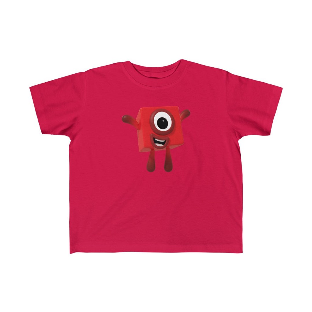 Numberblocks One (1) T-shirt, 2T-6T, Unisex, 100% Cotton - Etsy