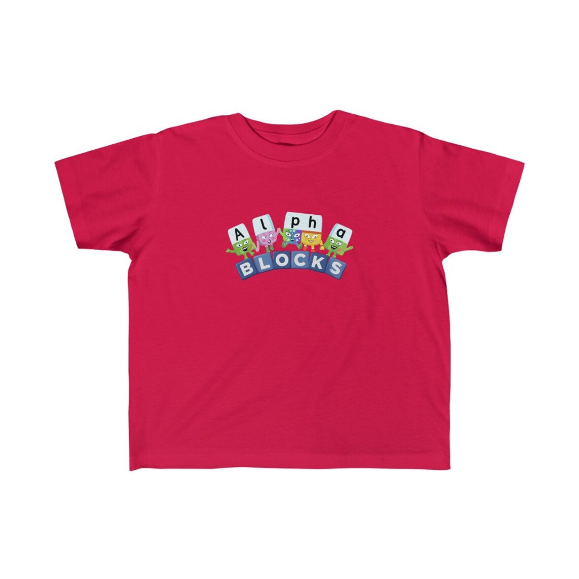 Alphablocks T-shirt 2T-6T Unisex 100% Cotton - Etsy
