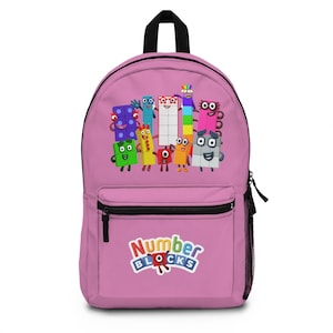 Numberblocks School Backpack (8 Color Options!) - Etsy Australia