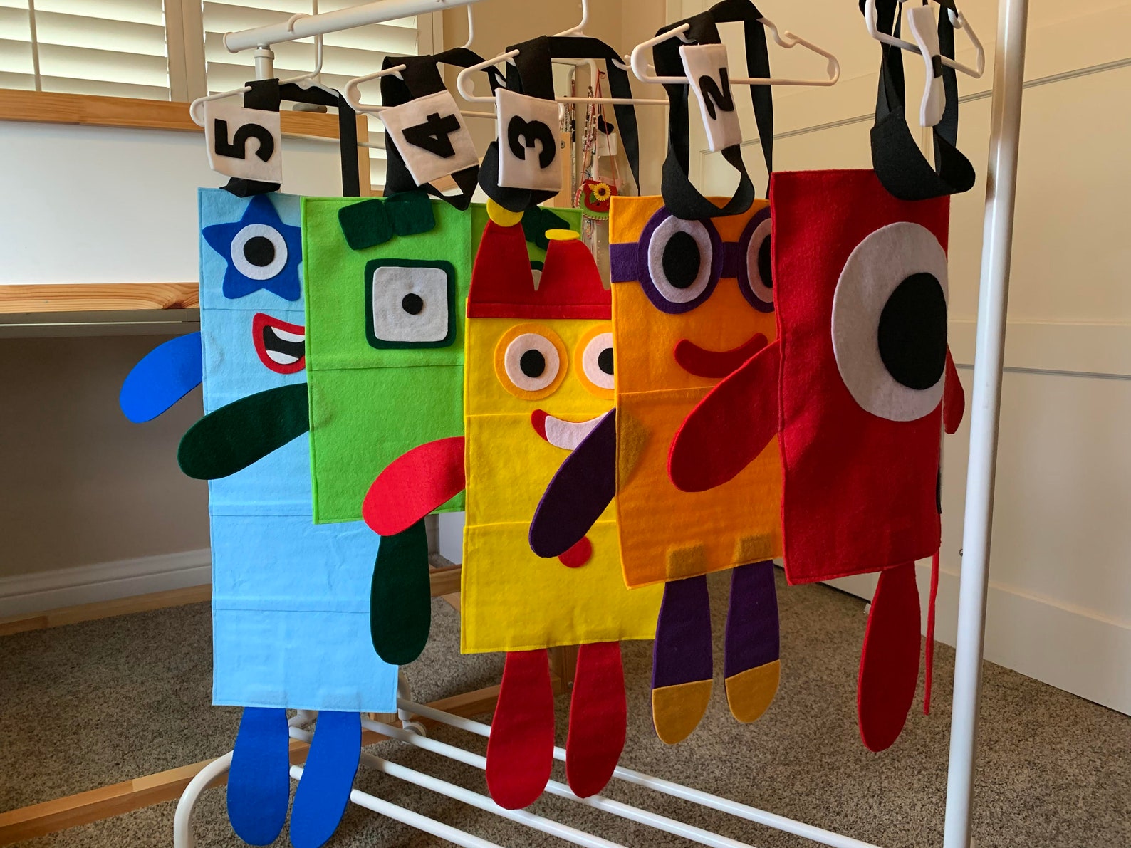 Numberblocks Costume Halloween Costume Birthday Costume - Etsy UK