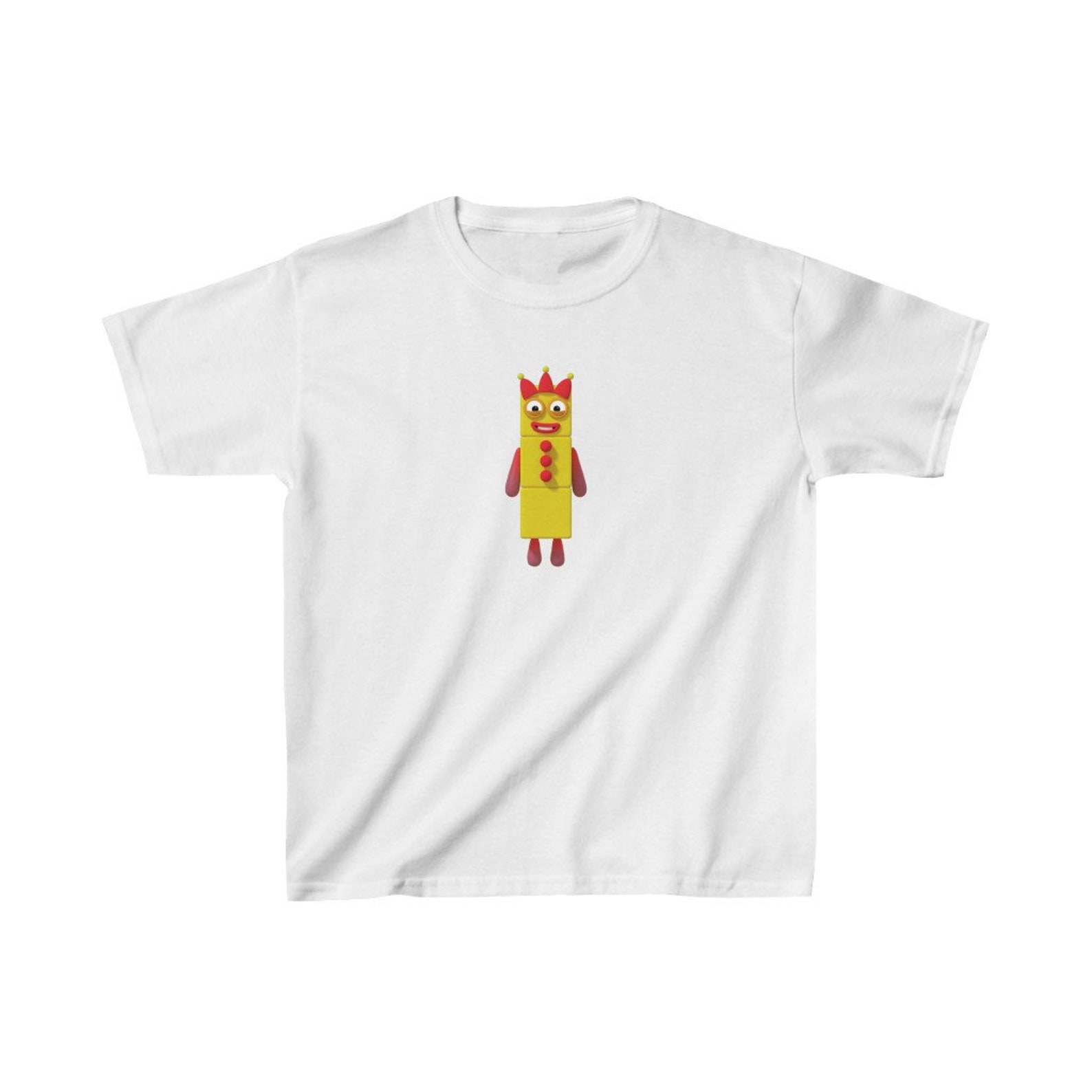 Numberblocks Three (3) T-shirt, Youth XS-XL, Unisex, 100% Cotton - Etsy