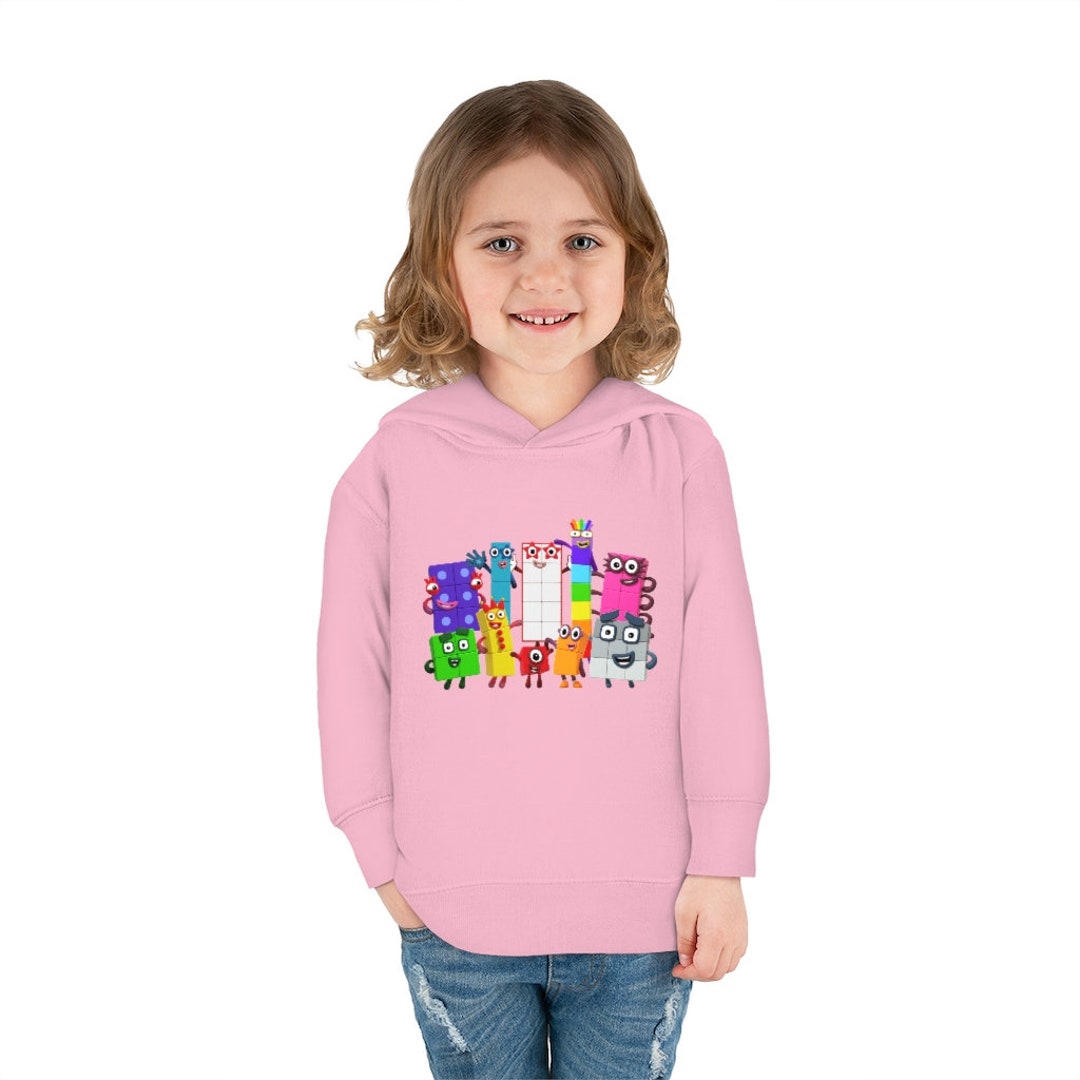 Numberblocks Pullover Fleece Hoodie for Toddlers, Unisex - Etsy