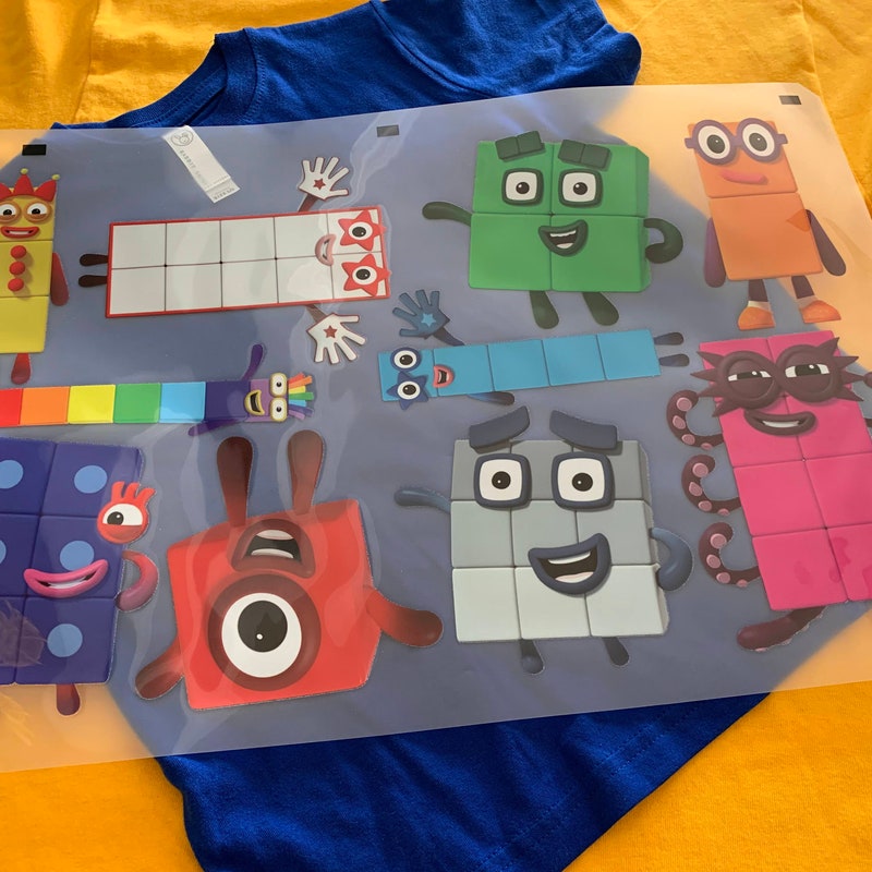 Numberblocks Png - Etsy