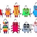Numberblock Eight Costume, Halloween Costume, Birthday Costume ...