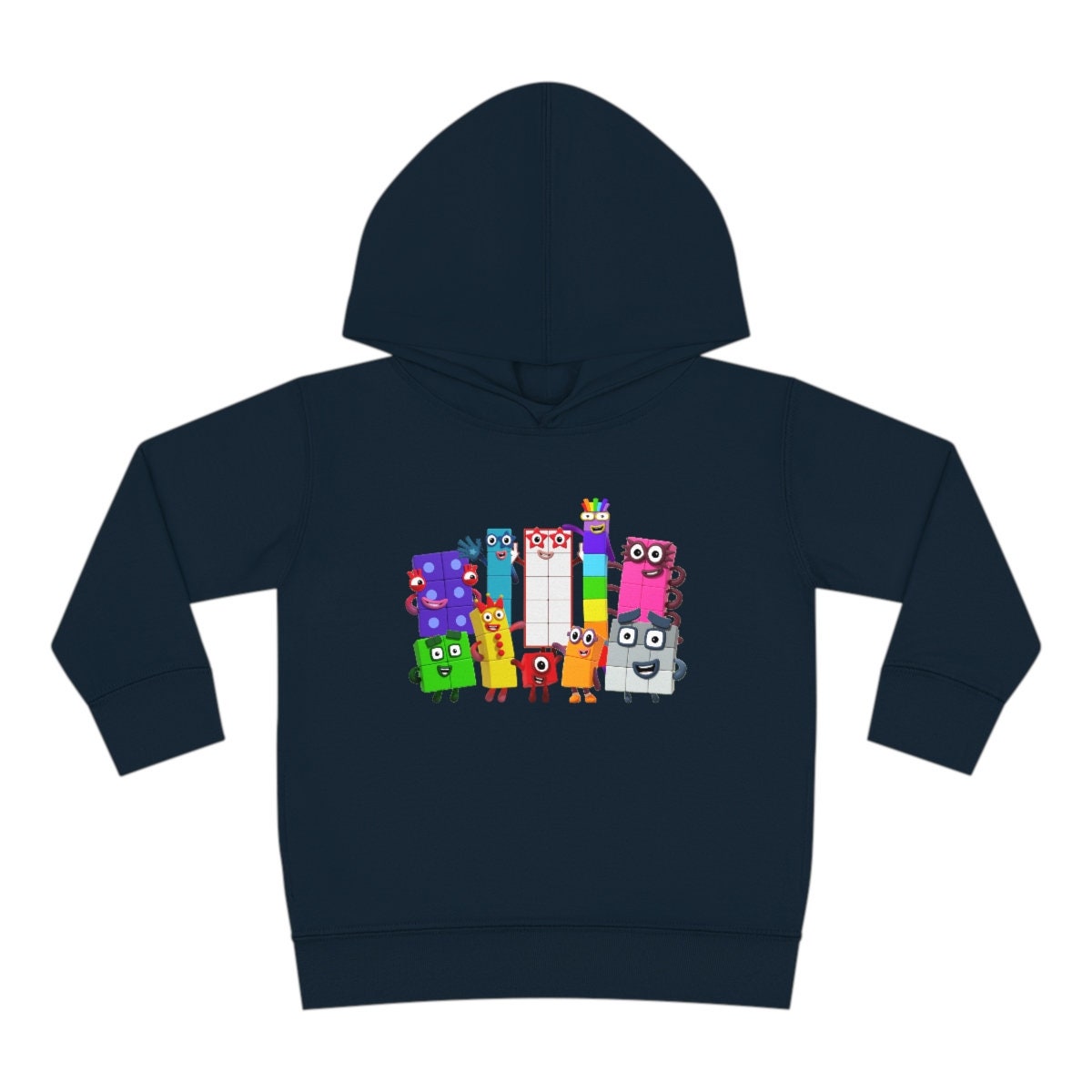 Numberblocks Pullover Fleece Hoodie for Toddlers Unisex - Etsy UK