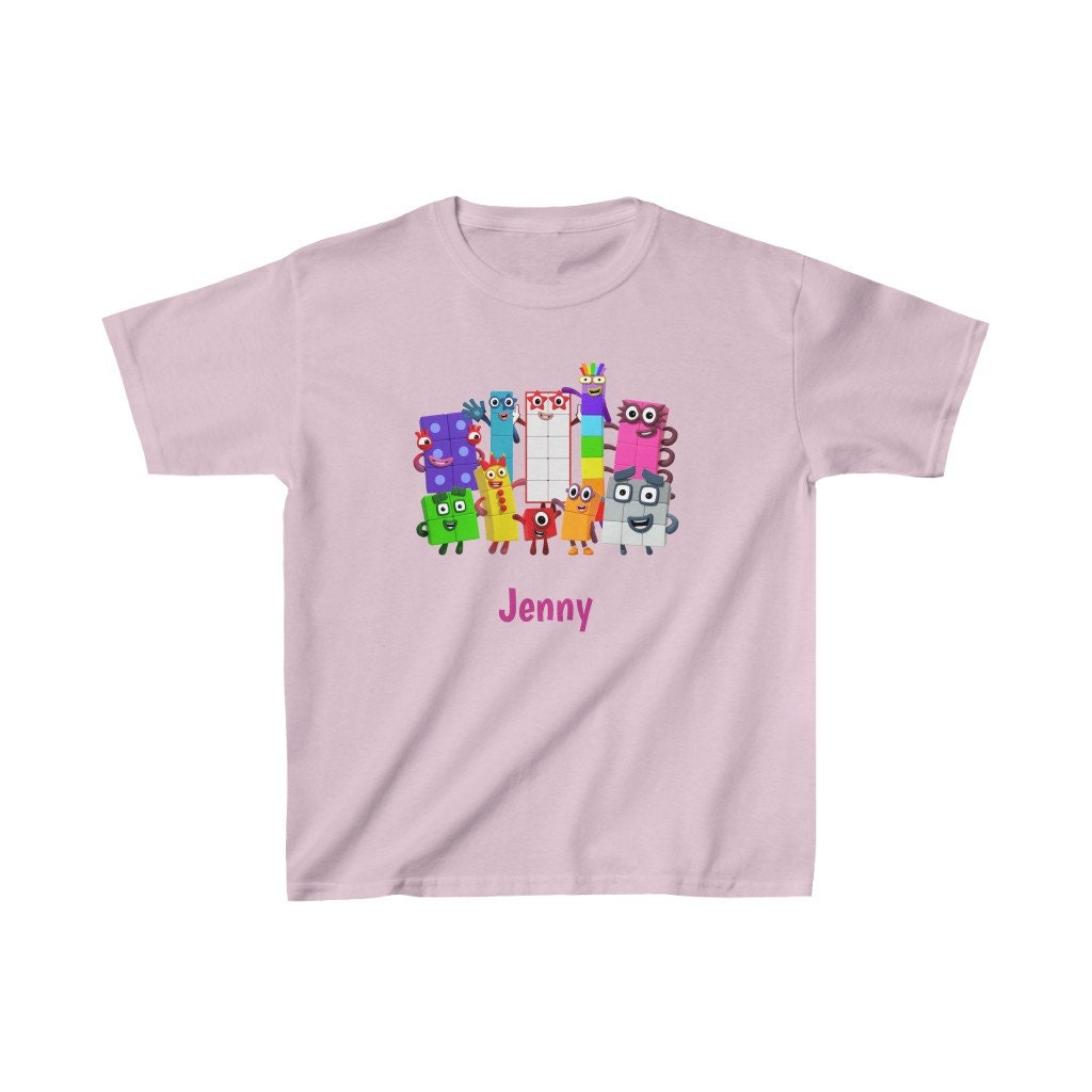 Personalized Numberblocks T-shirt, Youth XS-XL, Custom Numberblocks T ...
