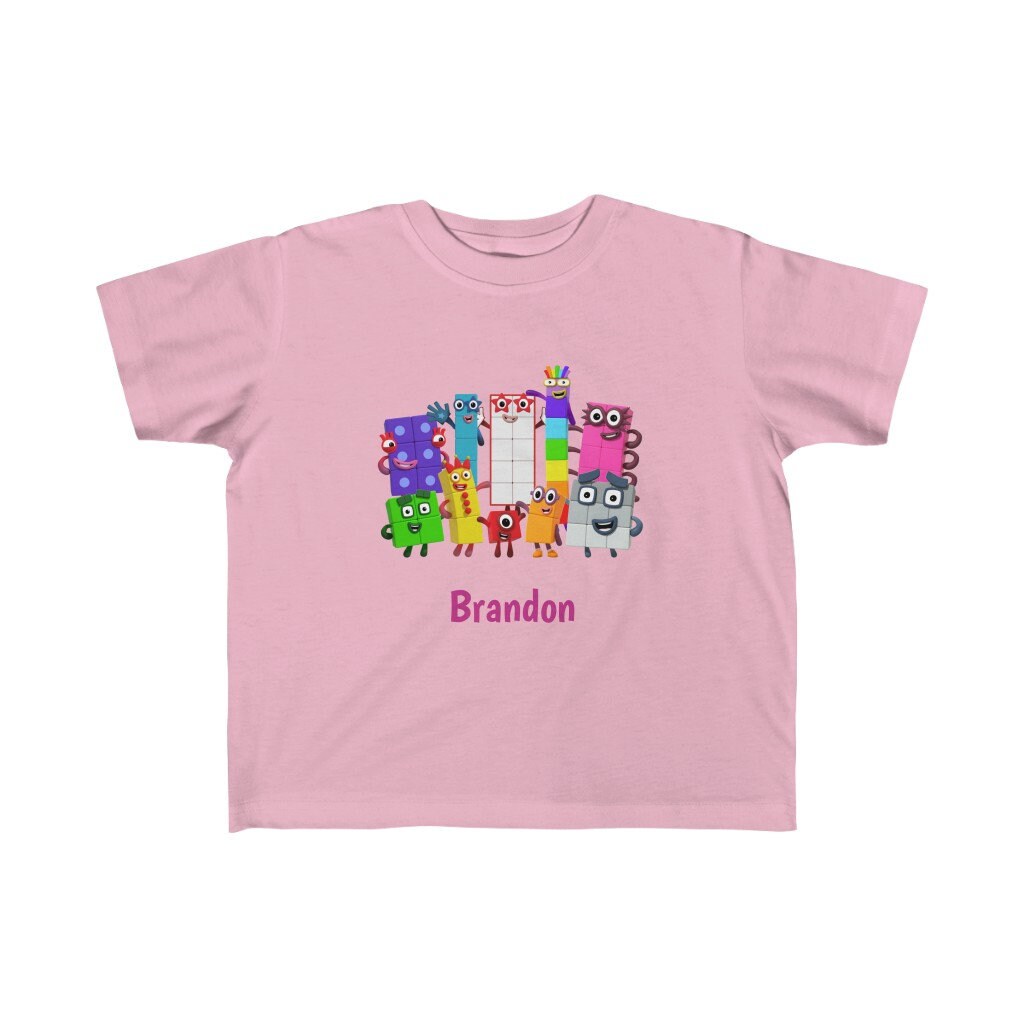 Personalized Numberblocks T-shirt, 2T-6T, Custom Numberblocks T-shirt ...