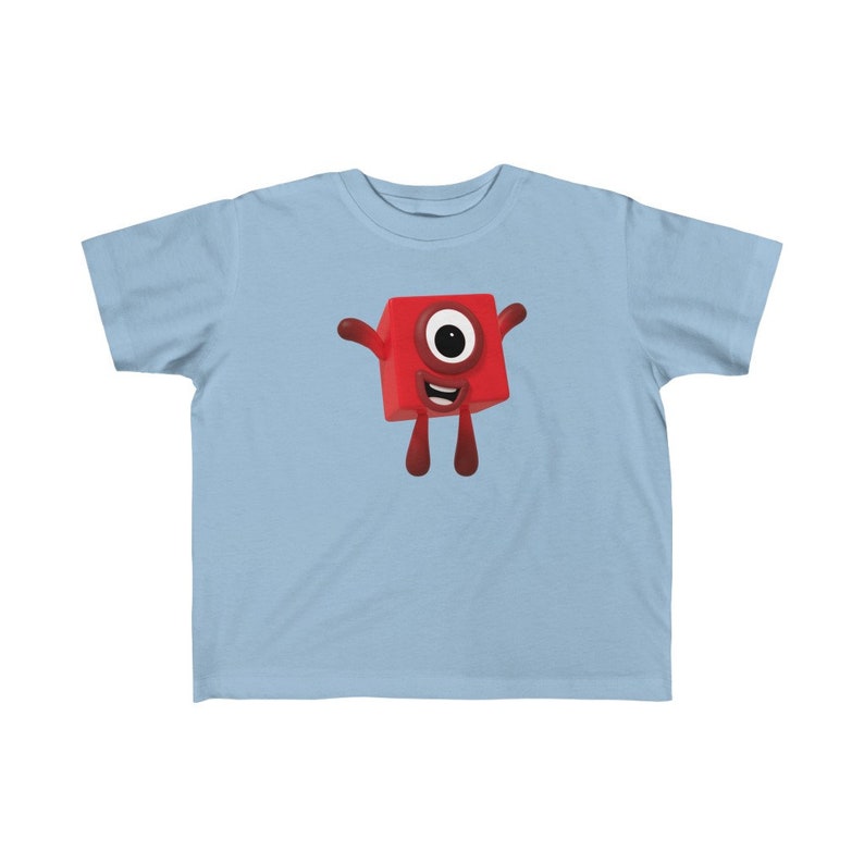 Numberblocks One 1 T-shirt 2T-6T Unisex 100% Cotton - Etsy