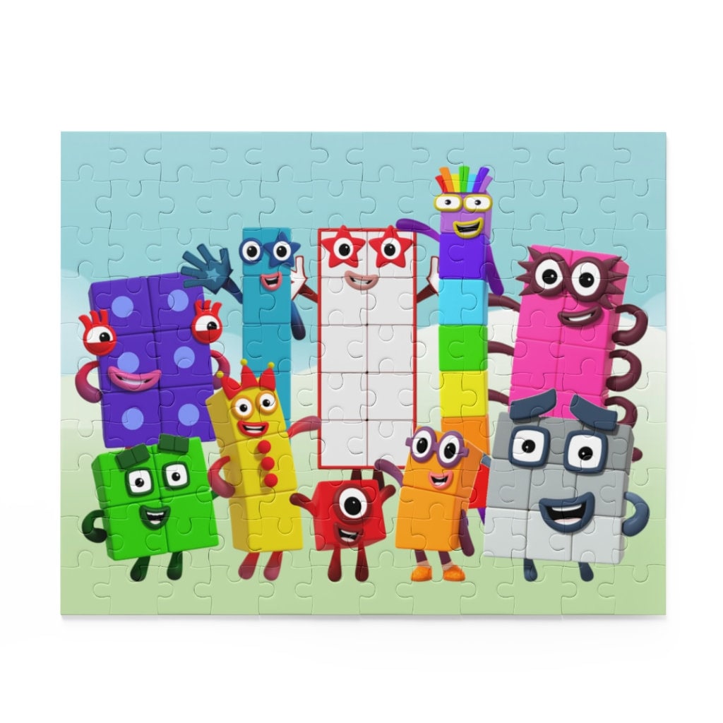 Numberblocks 1-10 Puzzle, 120 Pieces - Etsy UK